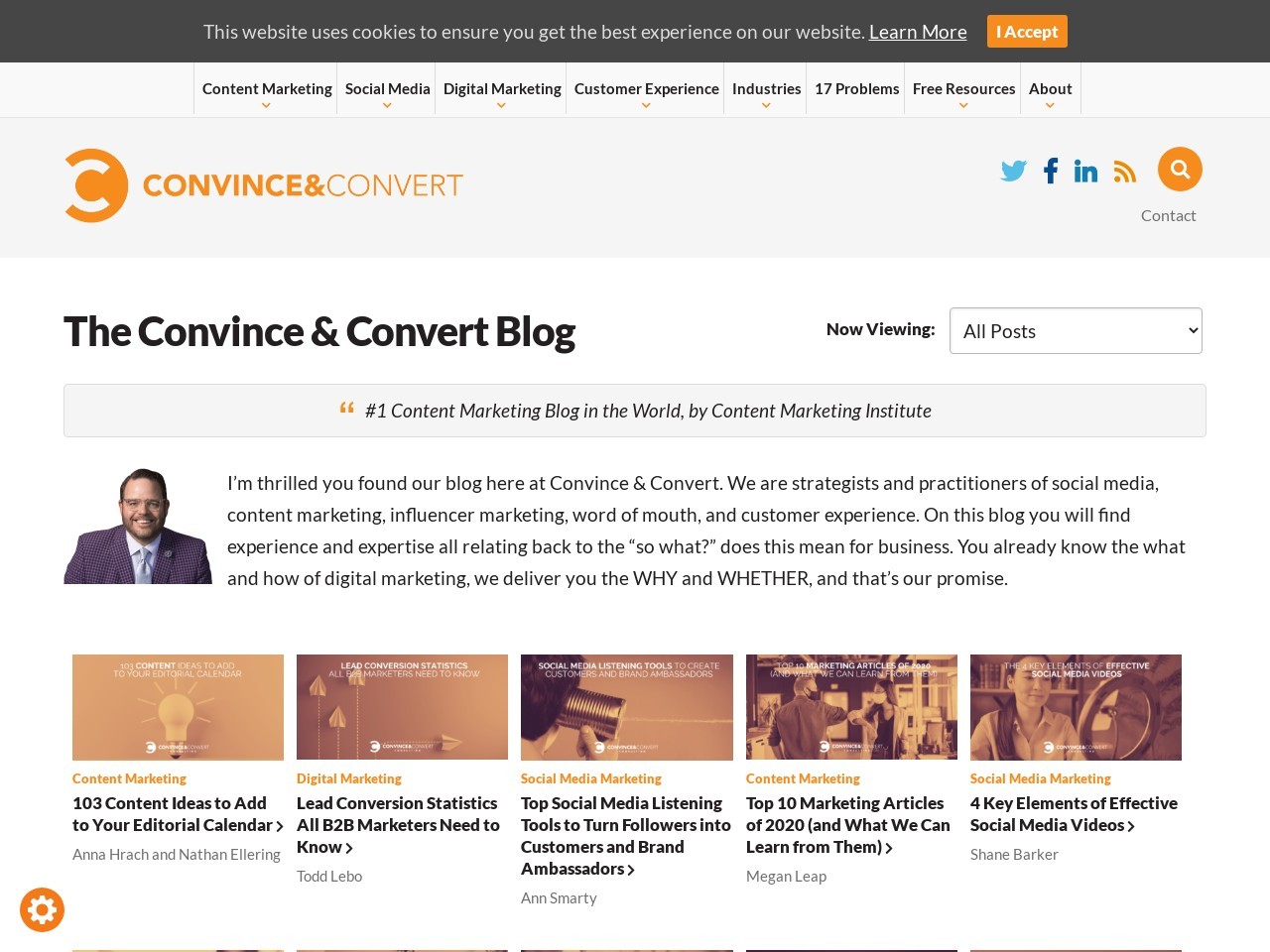 Convince & Convert Blog - Marketing Toplist
