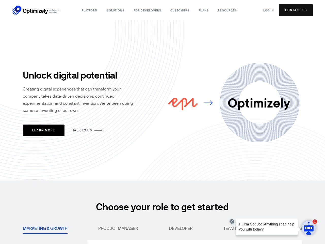 Optimizely - Marketing Toplist
