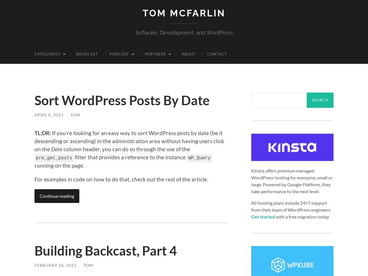 Tom McFarlin - Marketing Toplist