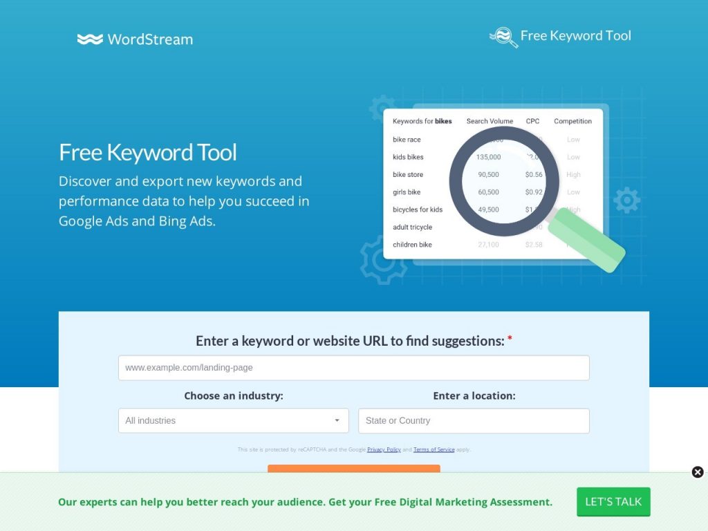 WordStream - Marketing Toplist